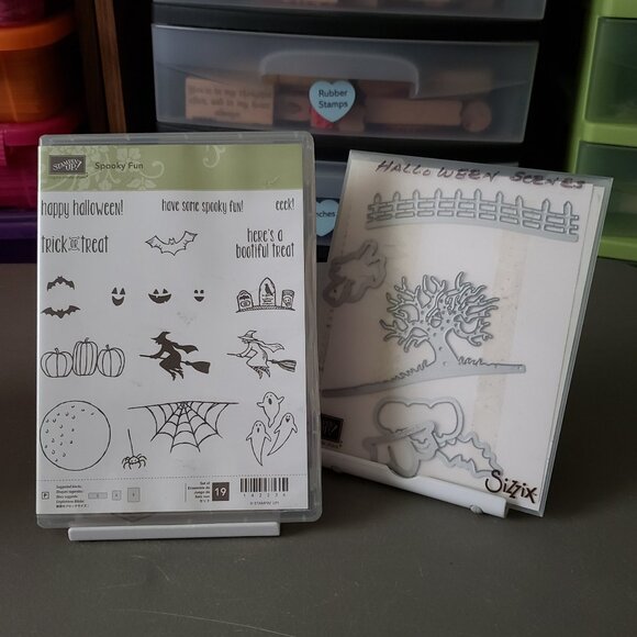 Stampin' Up! | Office | Stampin Up Spooky Fun Photopolymer Stamp Bundle ...